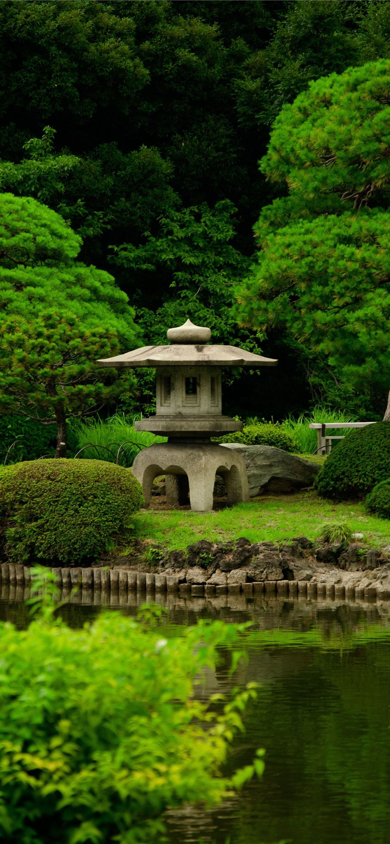 shinjuku gyoen iPhone Wallpapers Free Download
