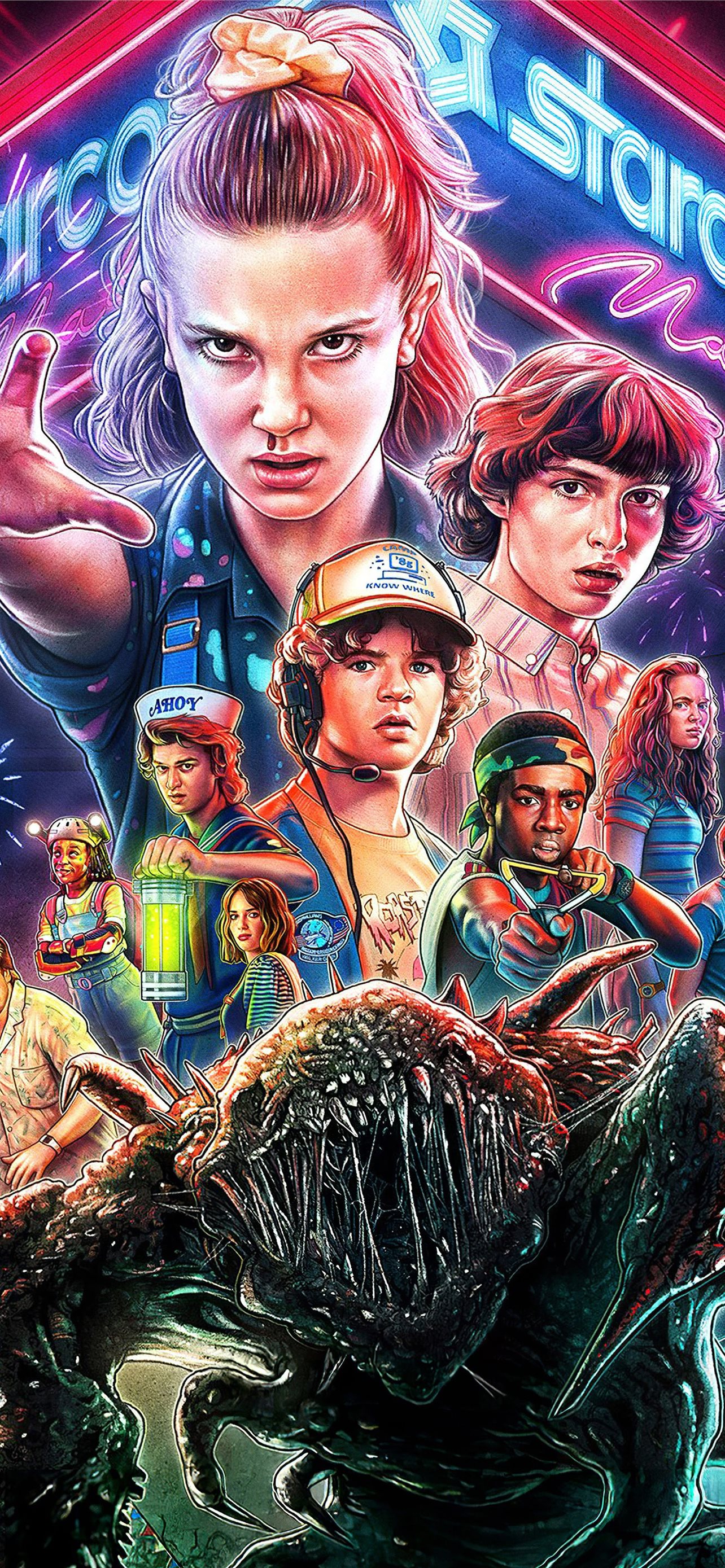 Stranger Things Home Screen Movie IPhone Wallpapers Free Download