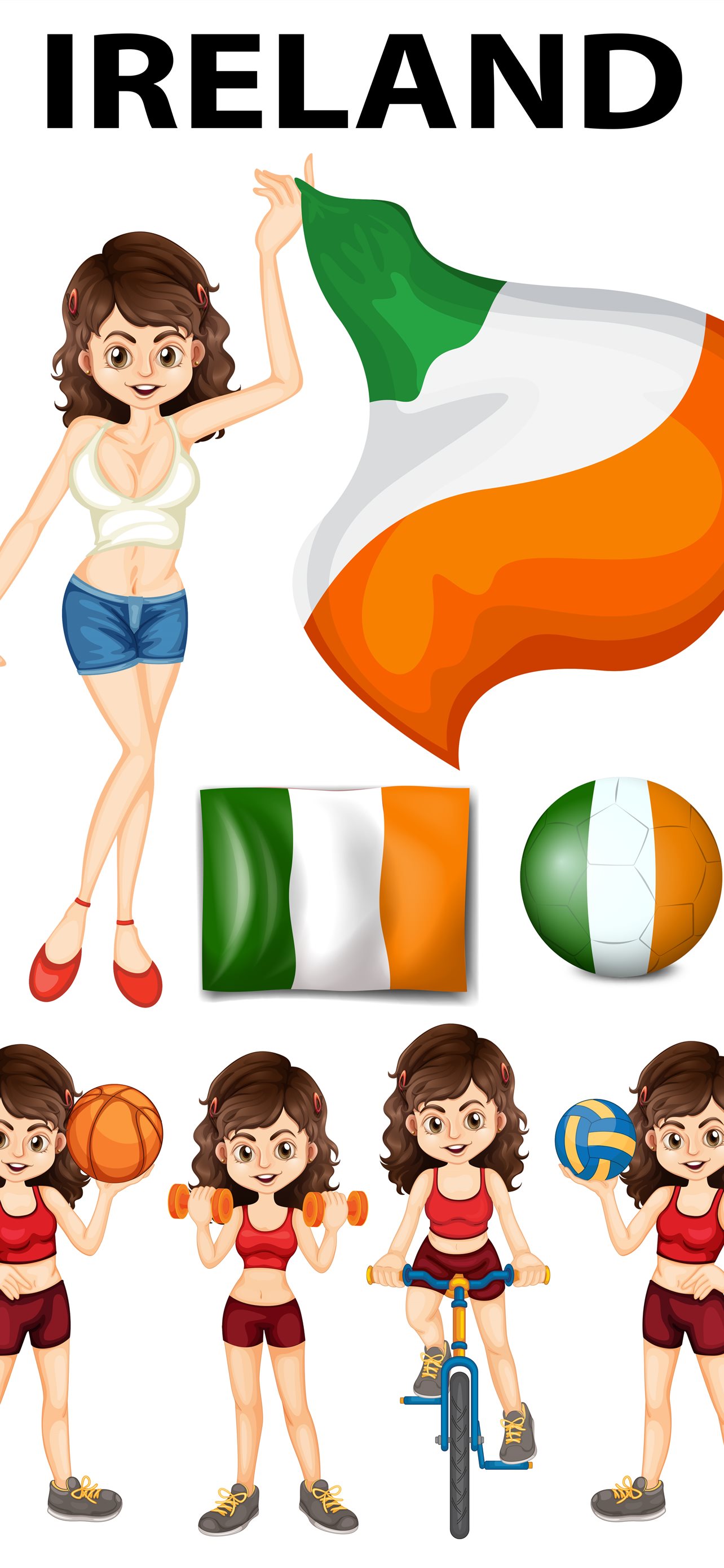 Ireland Flag IPhone Wallpapers Free Download